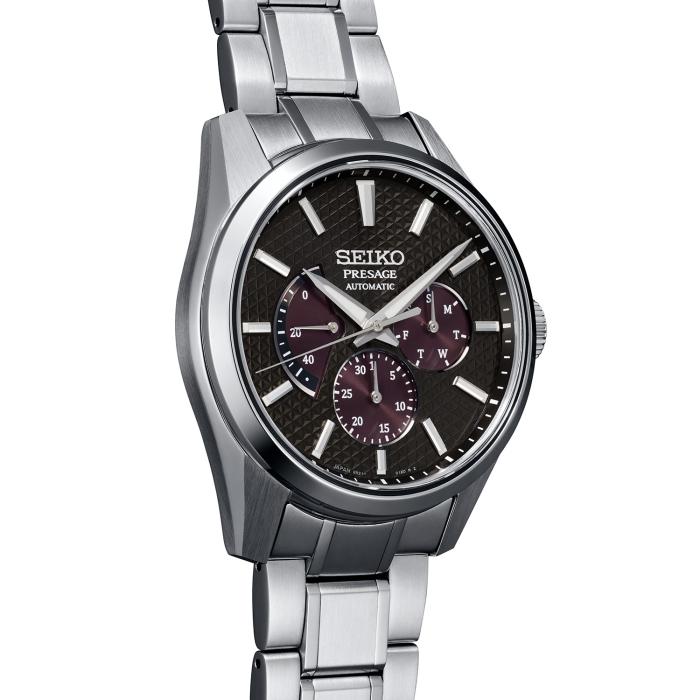 SEIKO Presage Sharp Edged 'Kurotobi' Russet Automatic Ανδρικό ...