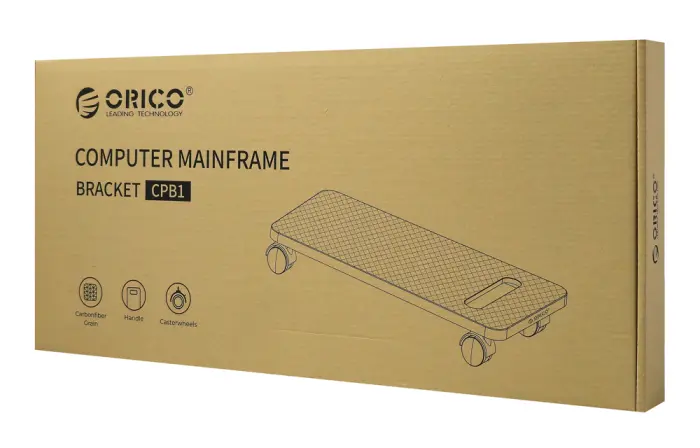 ORICO βάση PC CPB1 με ροδάκια, universal, μαύρη - Computers Repair Center