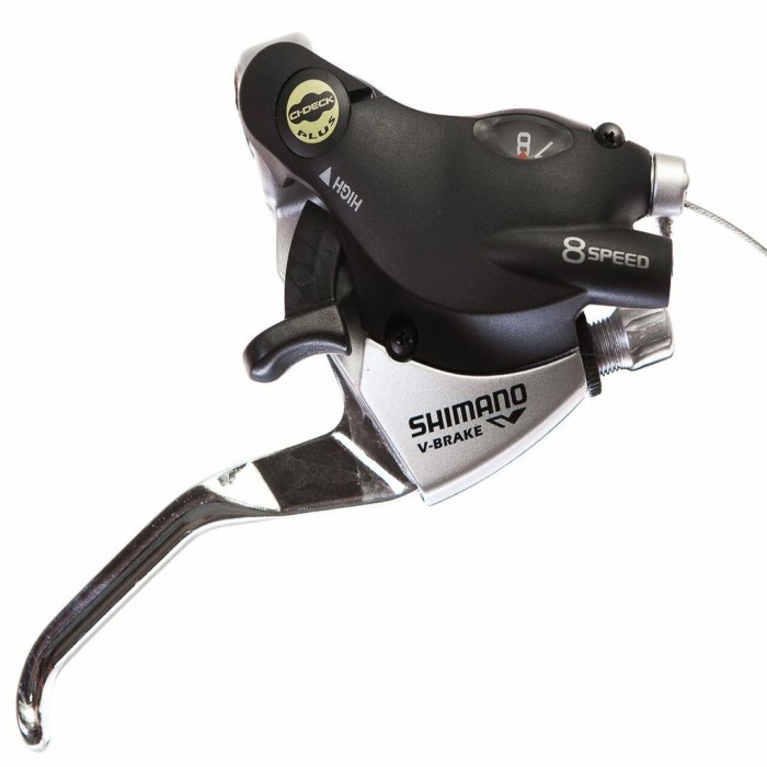 ΛΕΒΙΕ/ΜΑΝΕΤΑ/ΣΥΡΜΑ SHIMANO ST-EF29 RIGHT (8 SP) SILVER - BikeMania +hobbies